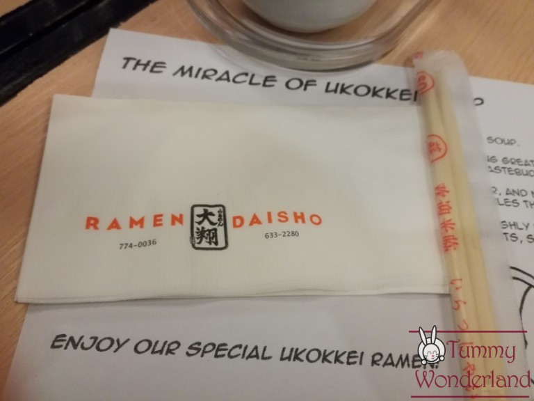 Ramen Daisho, Pleasant Hills, Mandaluyong City | Tummy Wonderland